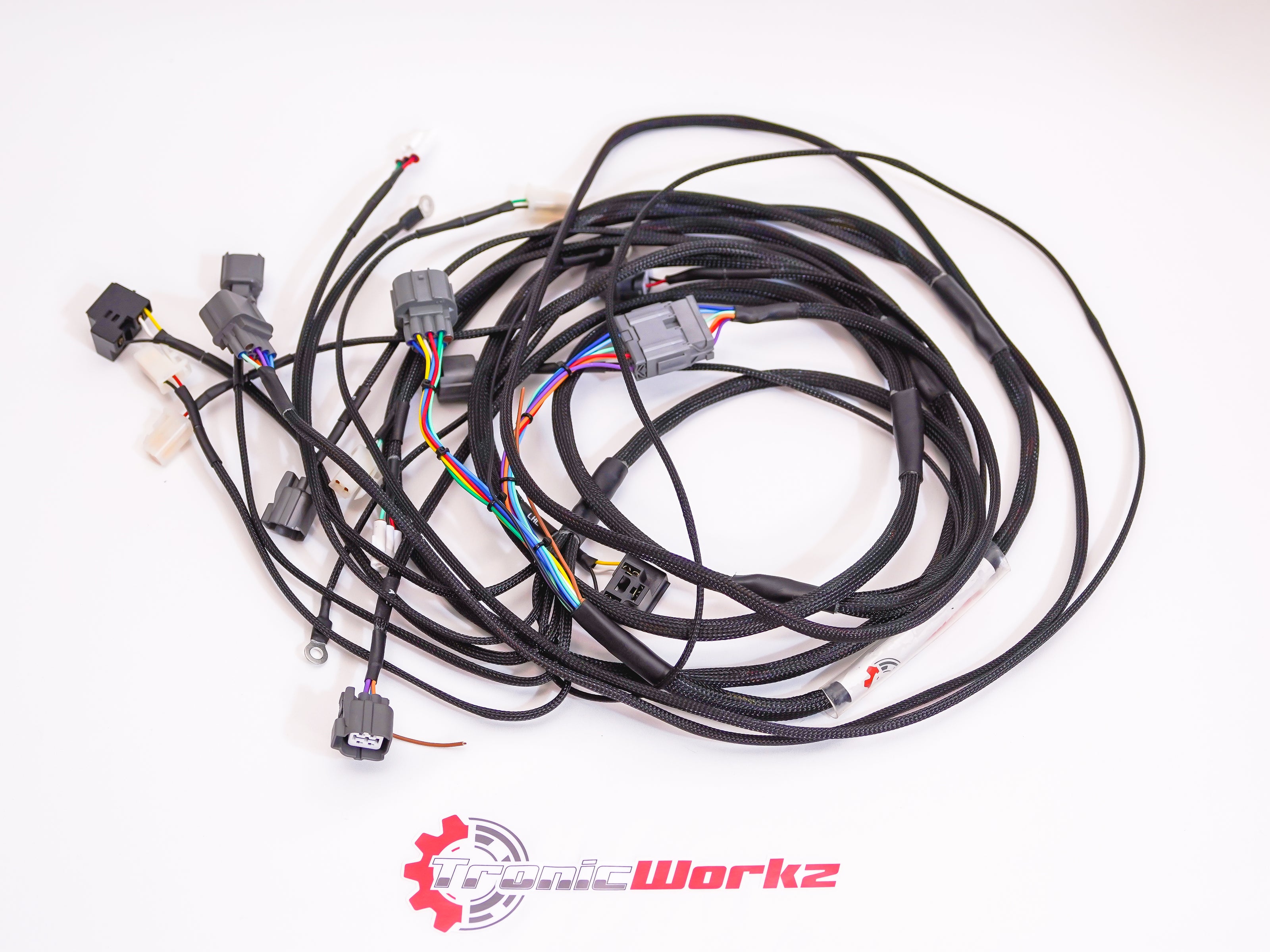 96-98 EK headlight tucked harness